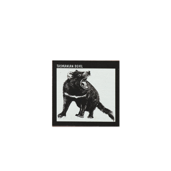 Canvas Magnet Tasmanian Devil Black – Ahava Australia